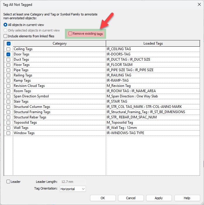 Remove Existing tag - Autodesk Community