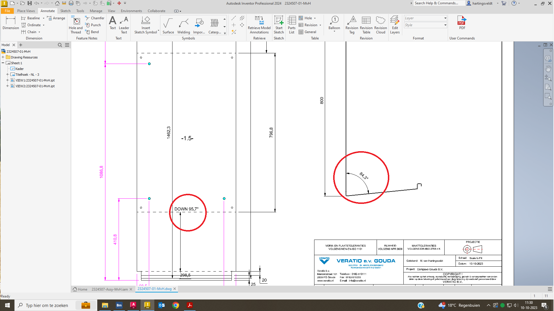 Solved: Angle in drawing - Autodesk Community