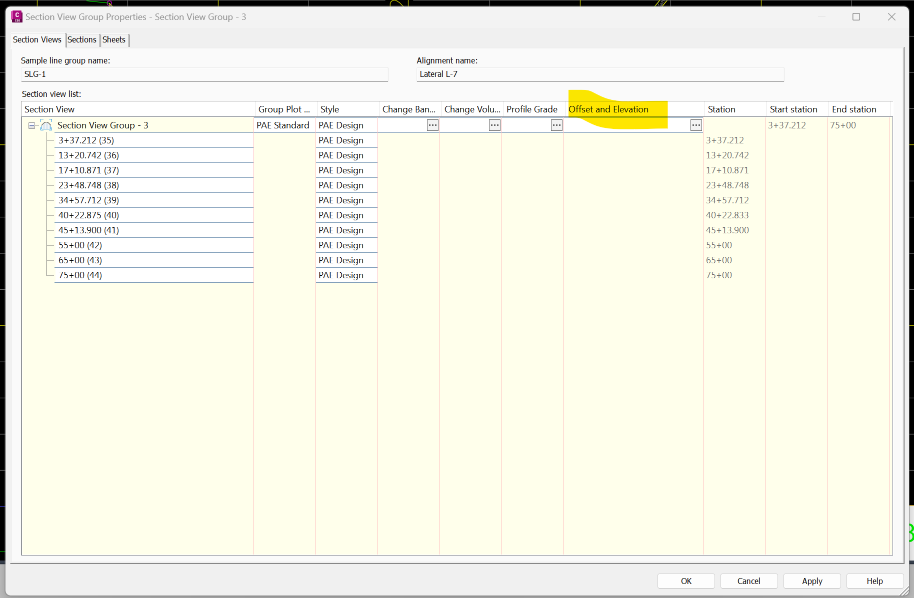 Solved: Change elevation for multiple section views - Autodesk Community