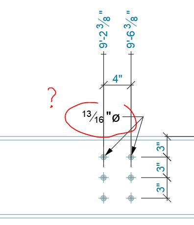 13/16" dia holes are now labeled on assembly drawings - Autodesk Community