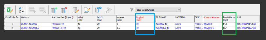 Solved: Create 'Costs' column in a frame's parts list - Autodesk Community