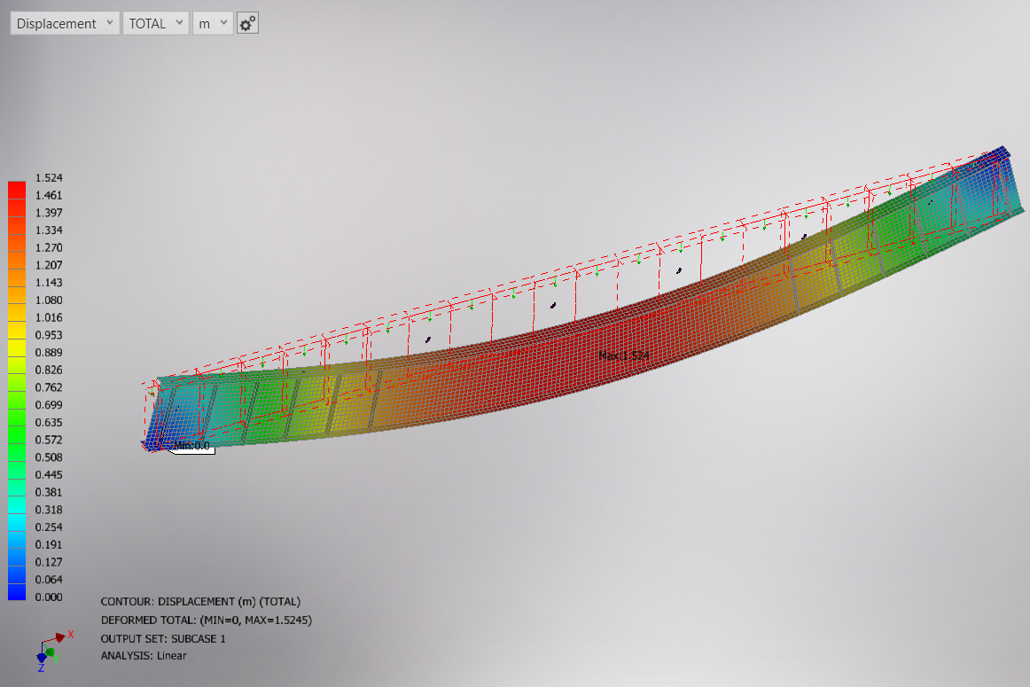 Edge to edge surface contact separation in Non Linear Analysis ...