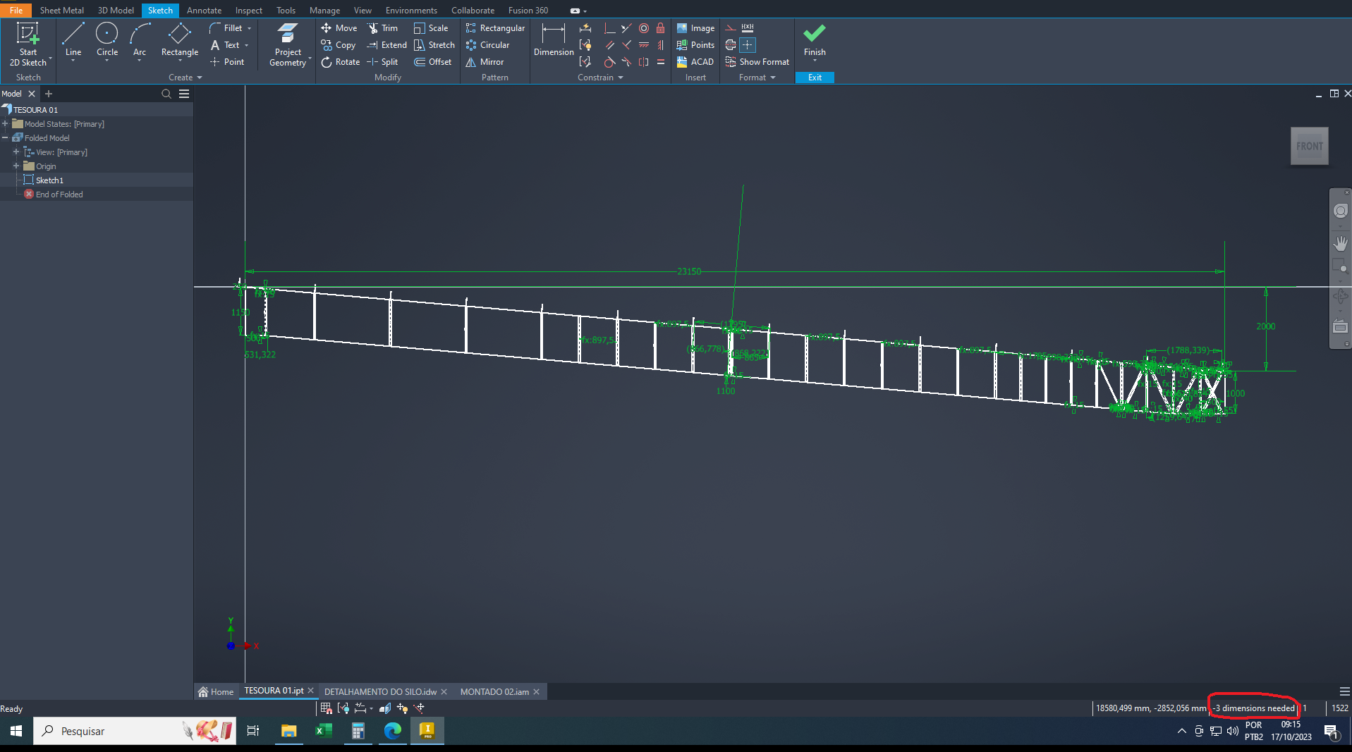 Solucionado: Ao usar o sketch após certa quantidade de geometricas as ...