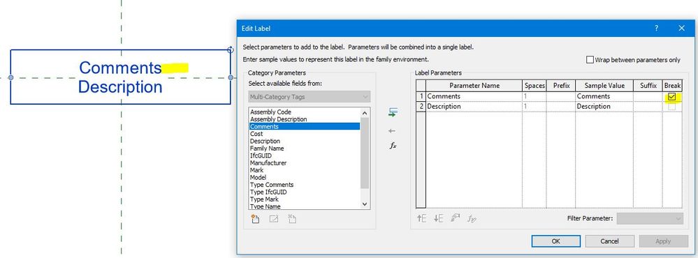How do you create a multi comment tag? - Autodesk Community