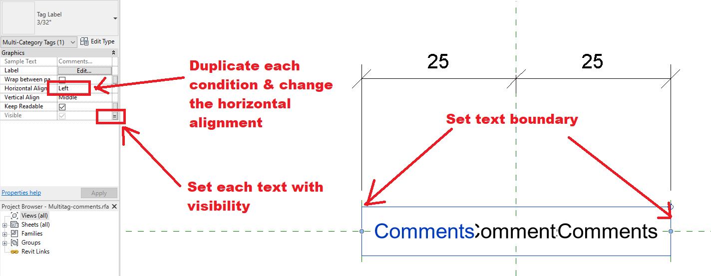 How do you create a multi comment tag? - Autodesk Community