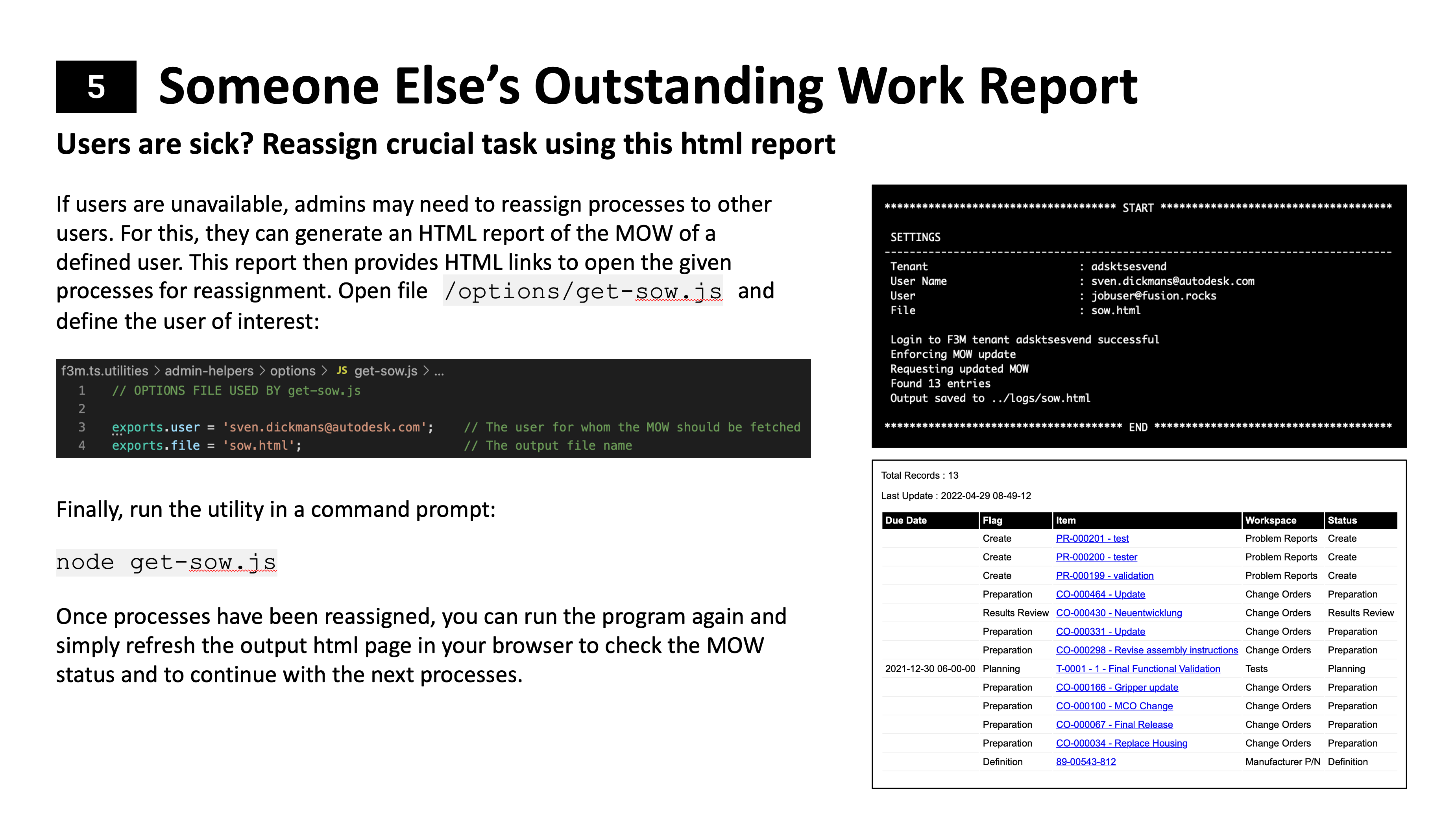 Solved: Can a admin view the outstanding work of a user? - Autodesk ...