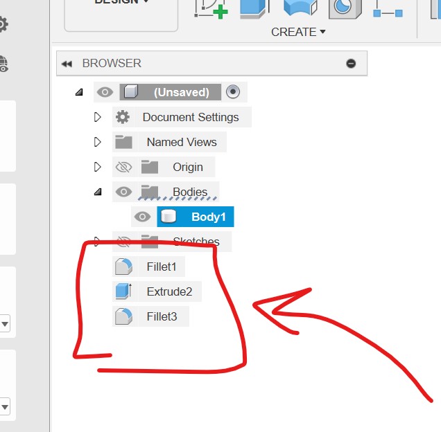Solved: Operations not being recorded in Timeline (but appear in the Browser?) - Autodesk Community