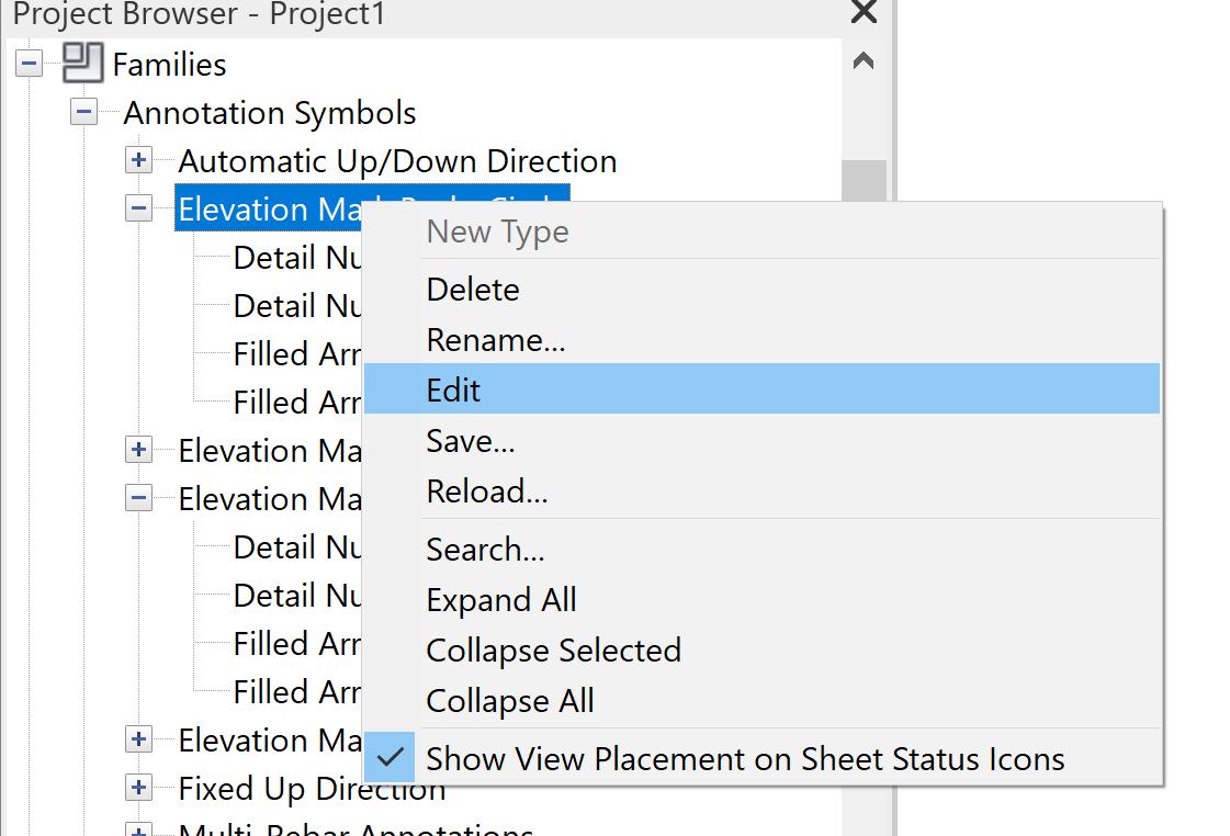 Solved: How to remove Text on Elevation Symbol - Autodesk Community
