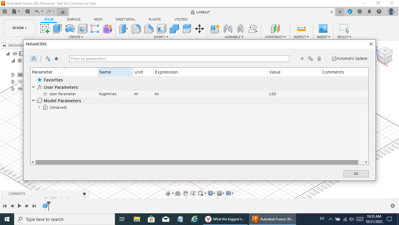What the biggest thing you can create with Fusion 360? - Autodesk Community