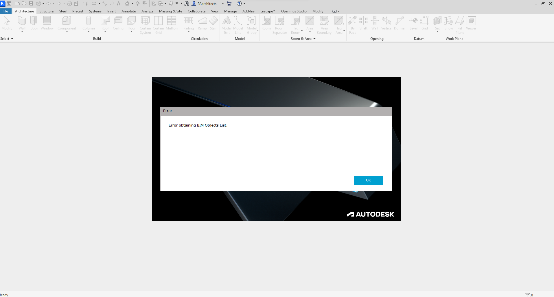 Solved: Error obtaining BIM Objects List - Autodesk Community