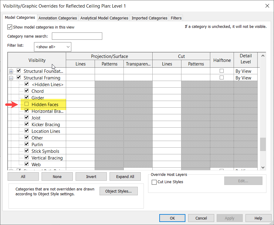 How do i change the visual lines of a Structural Beam - Autodesk Community