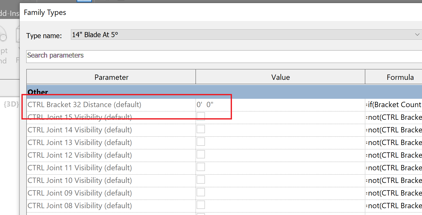 Sunshade Family Parameters - Autodesk Community