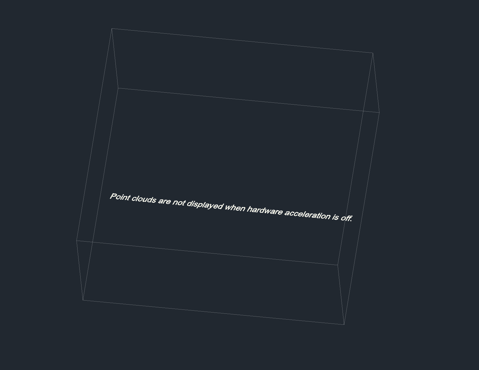 Hardware Acceleration On But Wont Display Point Cloud Autodesk