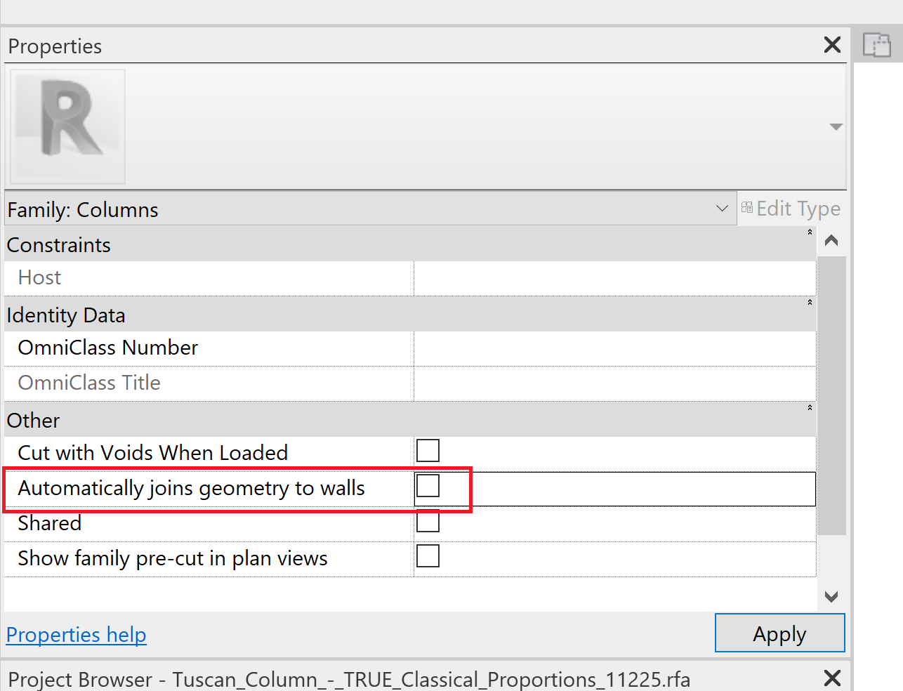 Columns not showing material - Autodesk Community