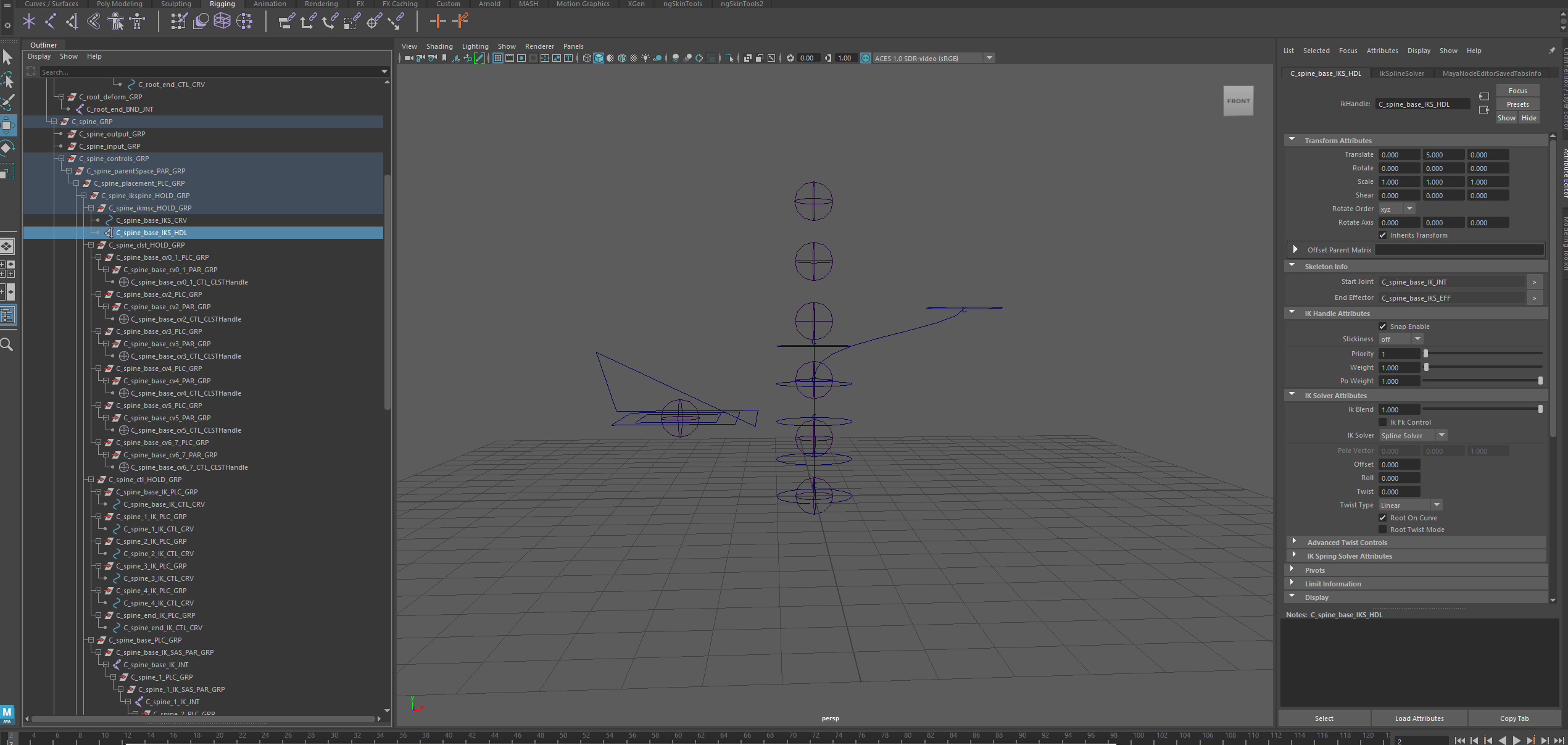 Solved: Spline IK seems to break after saving out the file and reopening it - Autodesk Community