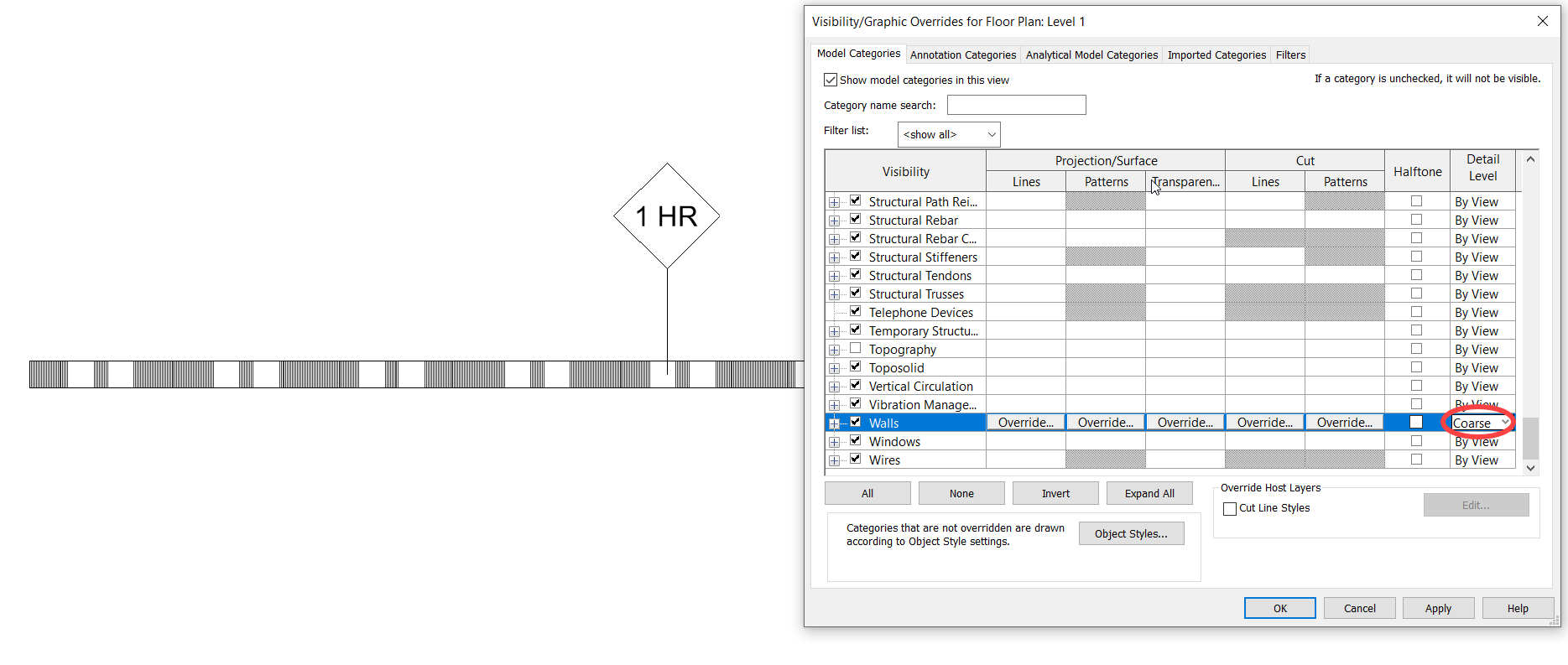 Creating custom hatch patterns to represent fire resistance ratings on life safety plans ...