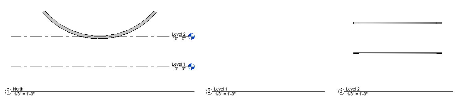 Solved: Arc beams for curved and visibility issue - Autodesk Community