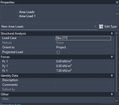 Solved: "Area Load can't have all force components equal to zero." Error - Autodesk Community