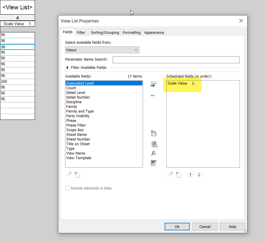 Change the Scale view schedules with DiRoots - Autodesk Community