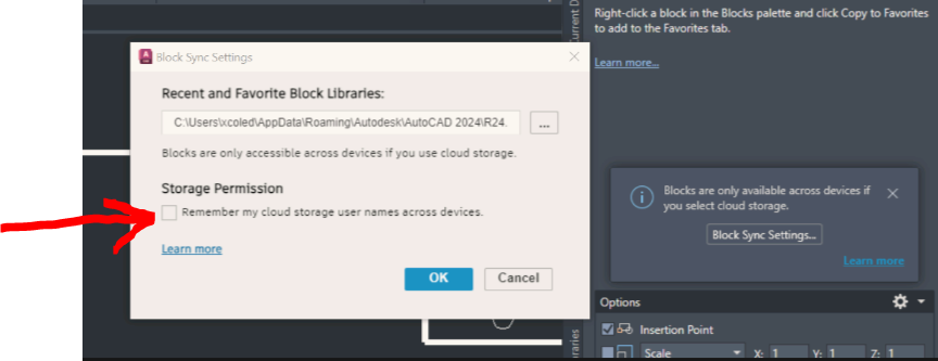 Unable to access Recent and Favorite Block Libraries in AutoCAD 2024 - Autodesk Community