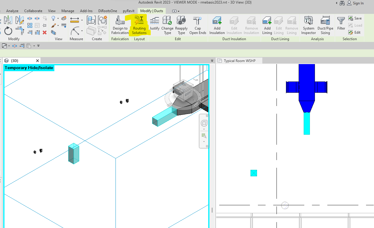 Solved: Problem with Duct on Work Plane - Autodesk Community