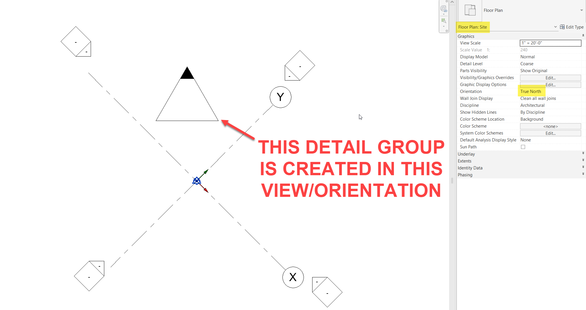 Solved: Group is rotated when placed in view - Autodesk Community