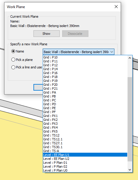 Work Plane dropdown list needs hierarchy - Autodesk Community