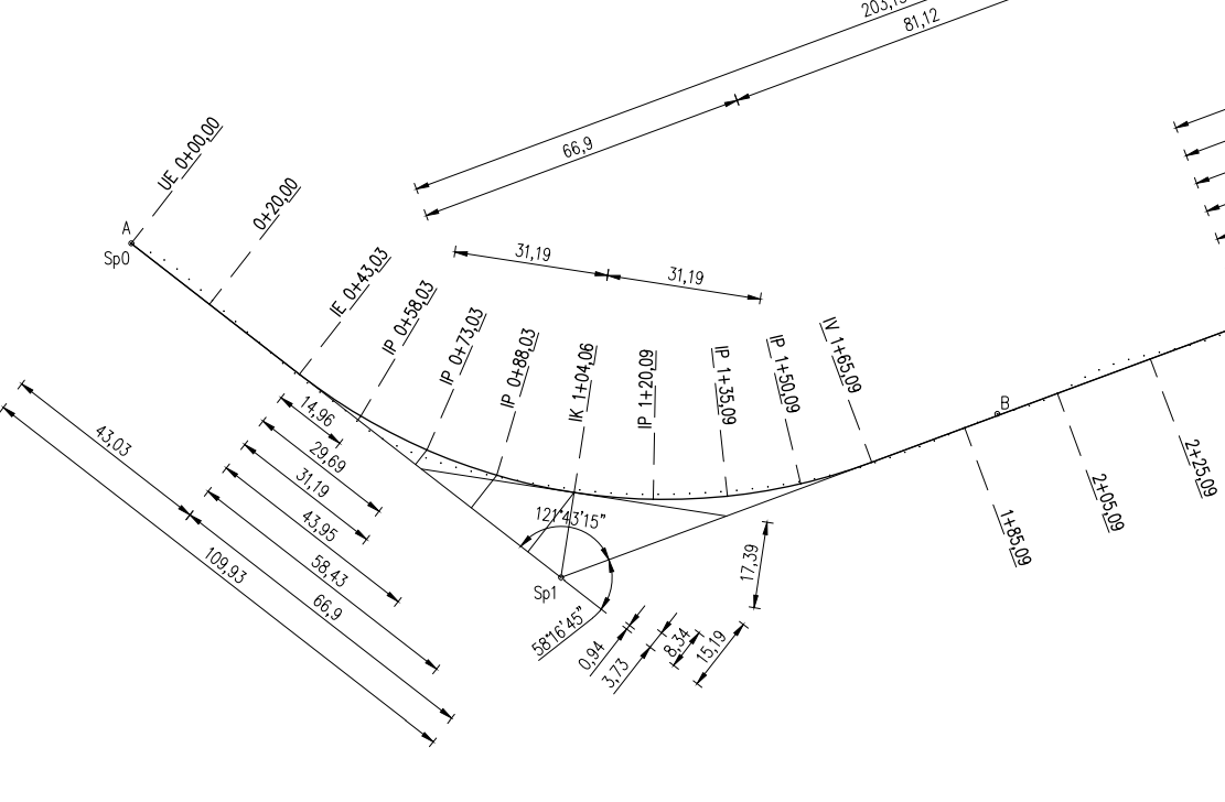 Solved: Is it possible to set alignment chainage sections, in which you can set different ...