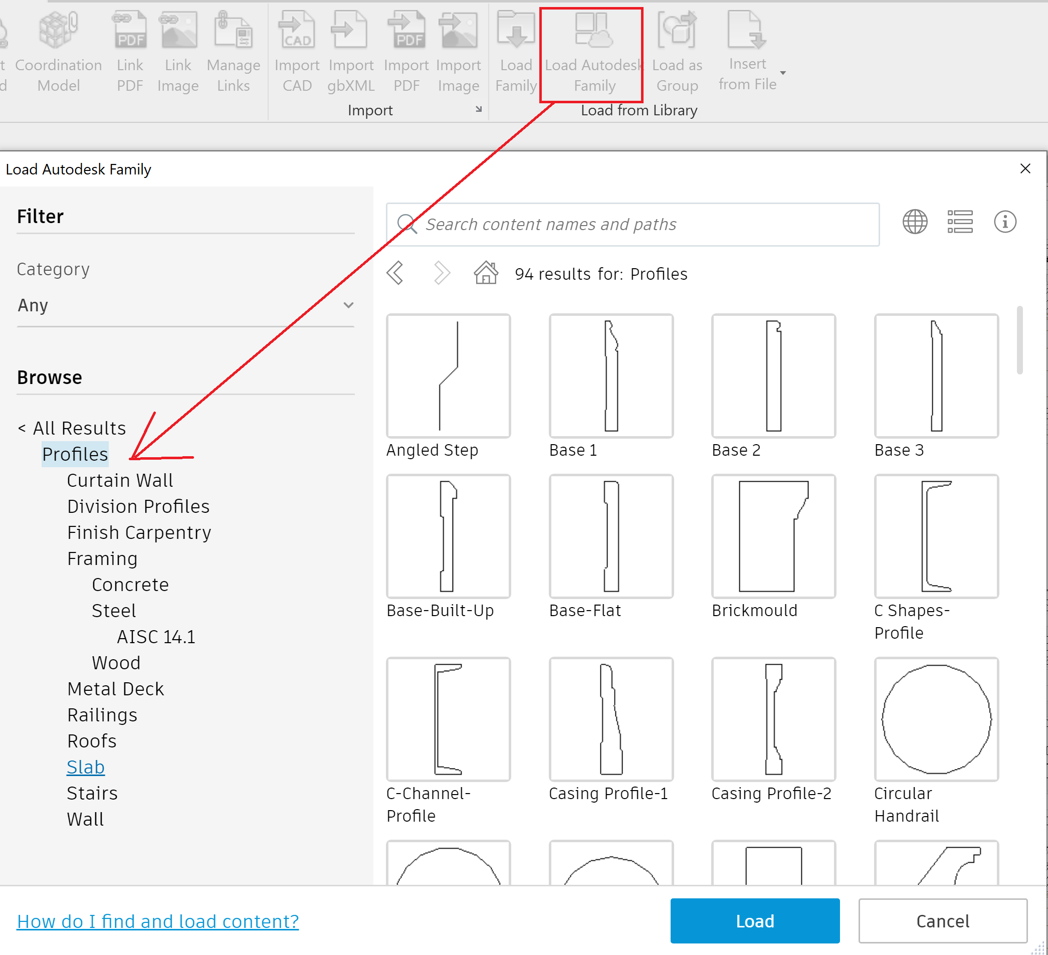 Can't find the profile family library - Autodesk Community