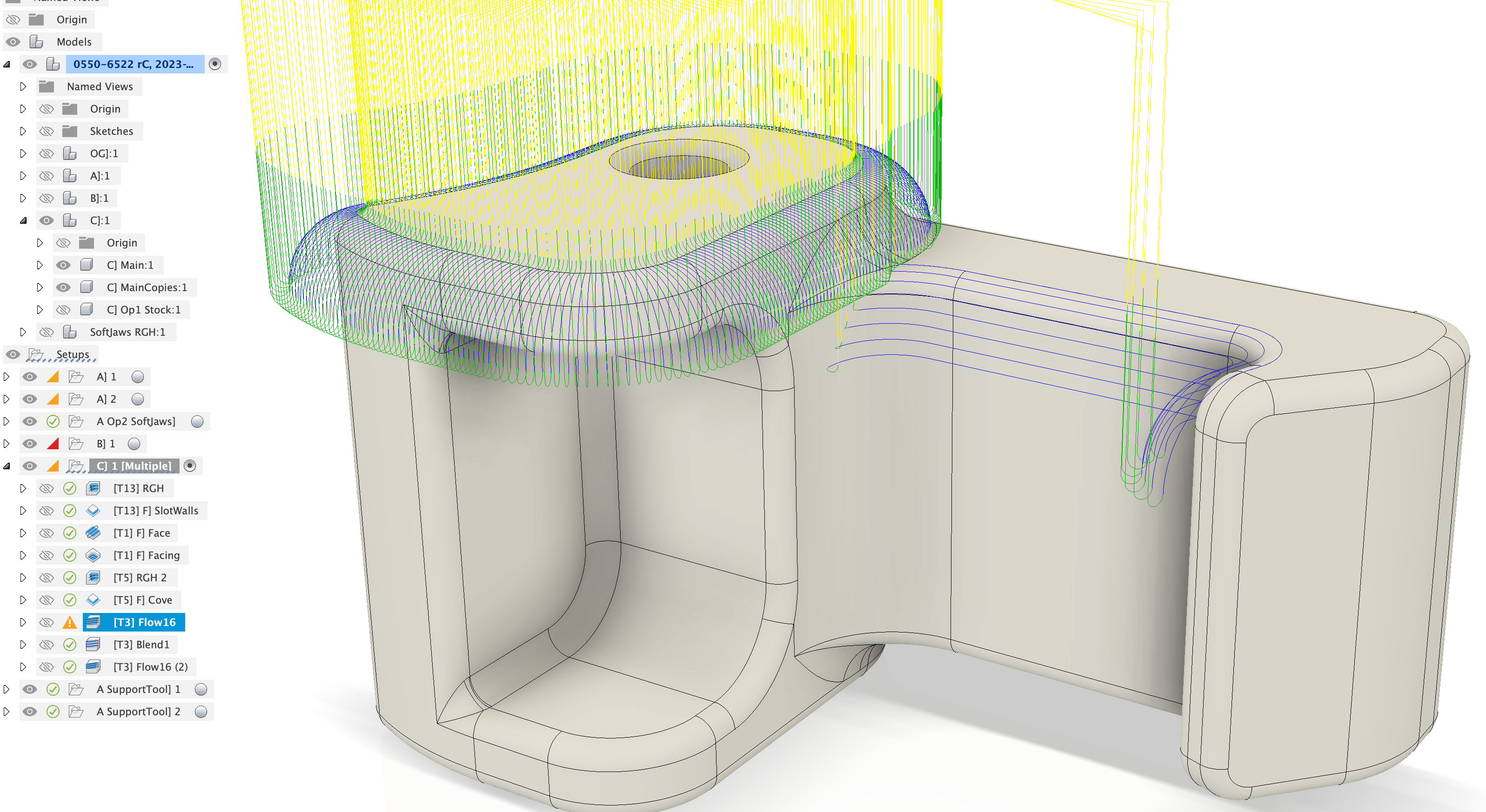 Flow: Iso direction swapped after opening a radius up - Autodesk Community