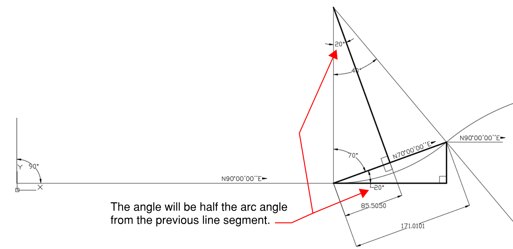 Finding Chord bearing - Autodesk Community