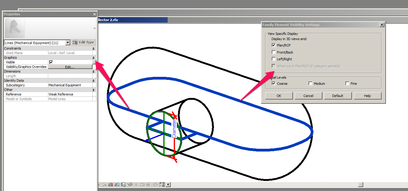 Solved: Hide lines in a family - Autodesk Community