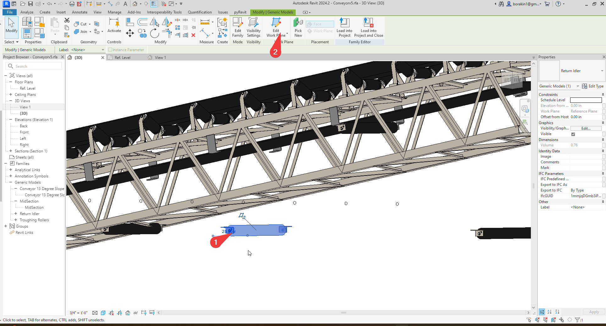Çözüldü: Revitte - Parametrik model beklenmeyen şekilde dönüyor ...