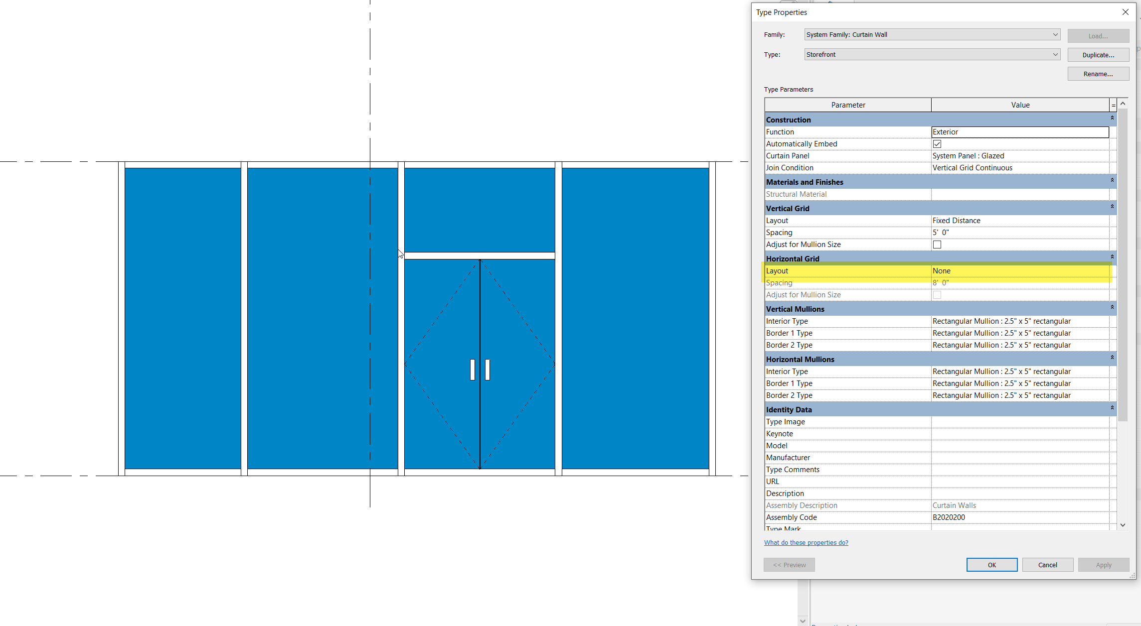 curtain wall adds grid line after any change - Autodesk Community
