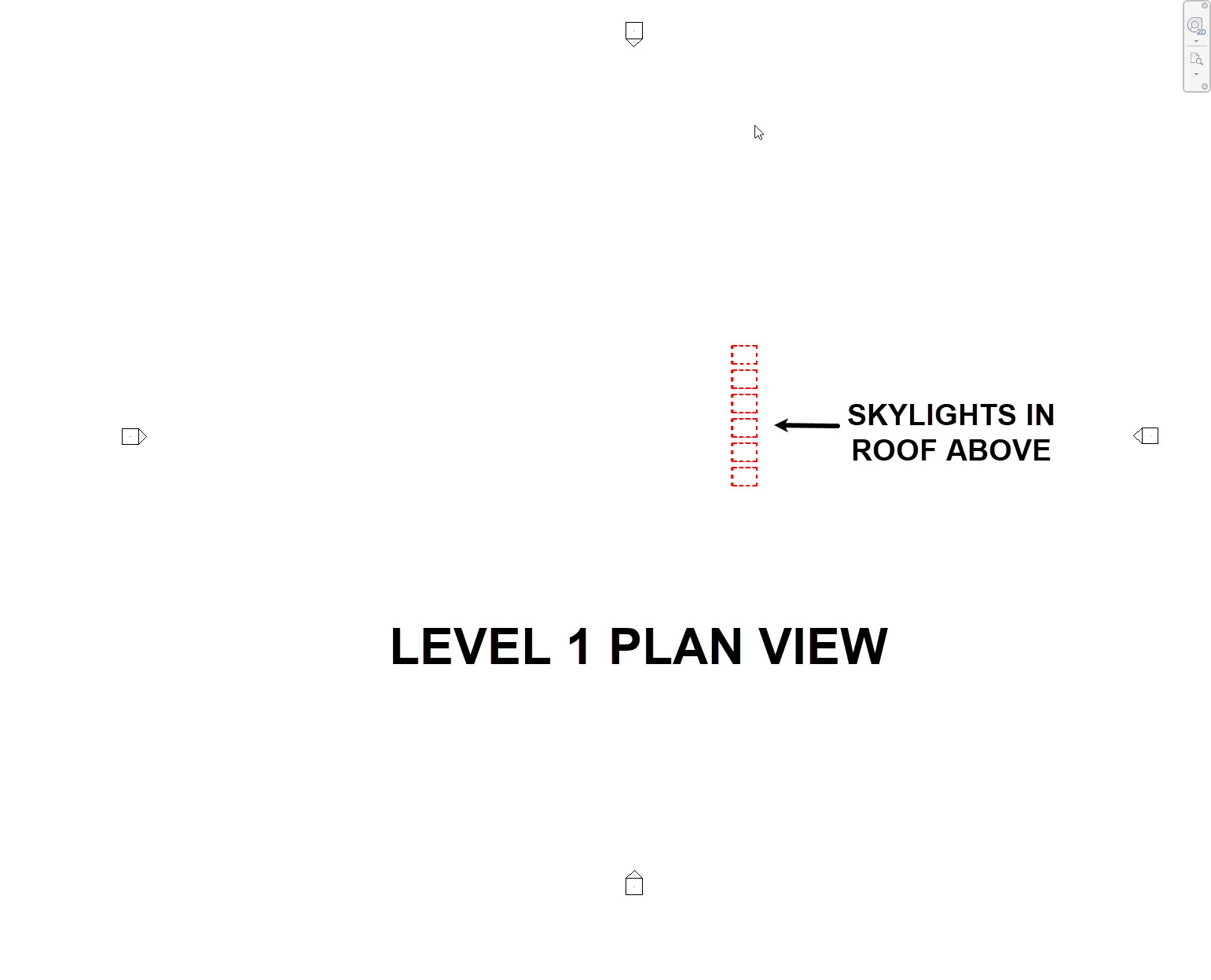 Representing select objects above the cut plane as dotted lines in plan ...