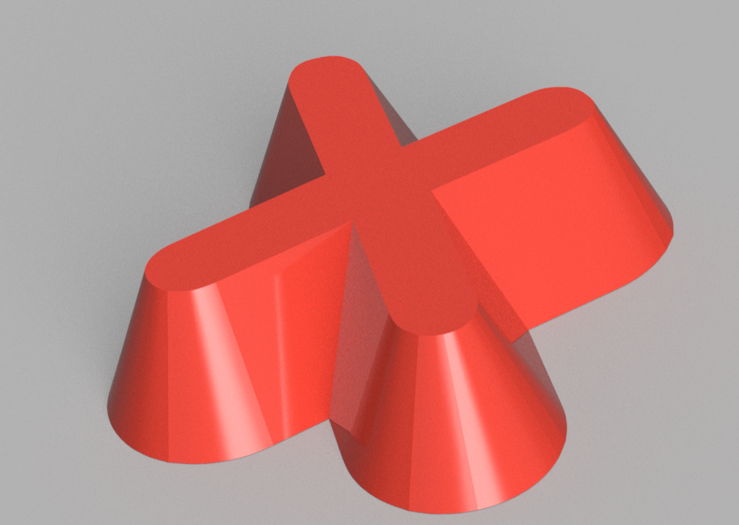 Solved: Widening the base of text / inverse chamfer? - Autodesk Community