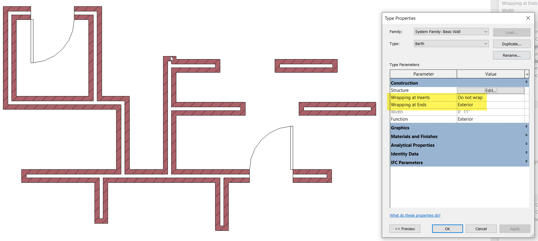 Solved: Masonry wall interaction at inserts - Autodesk Community