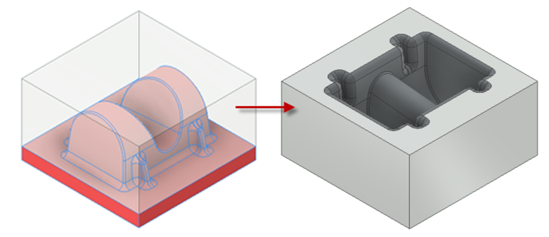 Inventor 구성요소를 사용한 차 집합 만들기subtract Autodesk Community