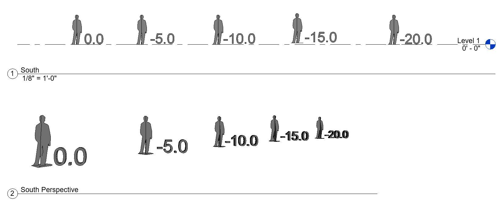 Spot Elevation for Massing/ Levels in Architectural Elevation View ...