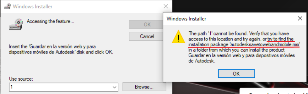 Solucionado: Windows installer error durante instalación AutoCAD ...