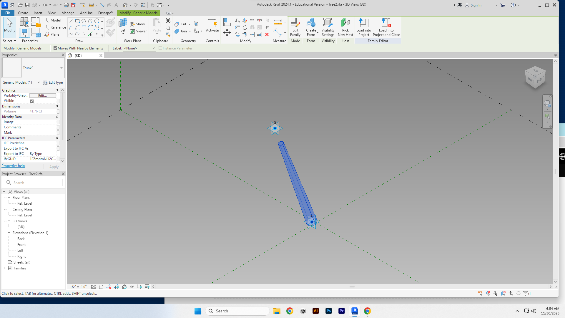 Generic Model Adaptive will not adapt - Autodesk Community