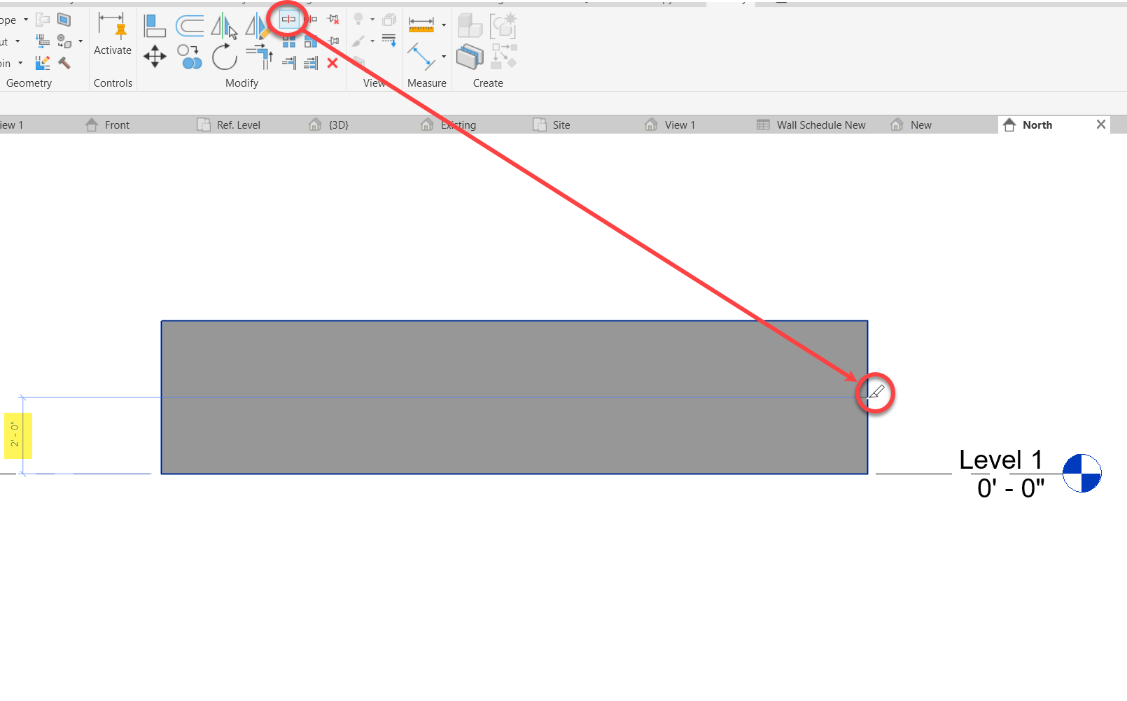 Solved: Partially demplishing a wall - phasing in revit - Autodesk ...