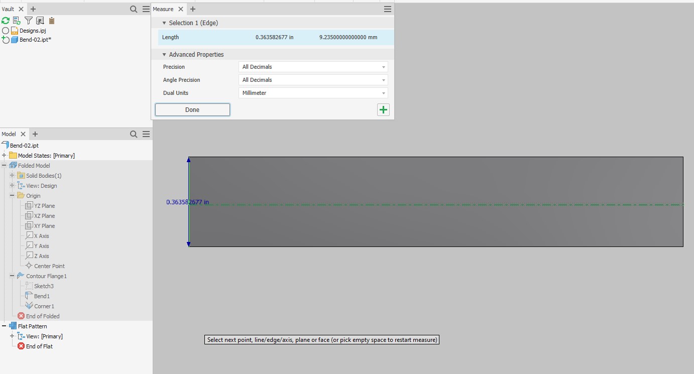 Bend deduction table - Autodesk Community