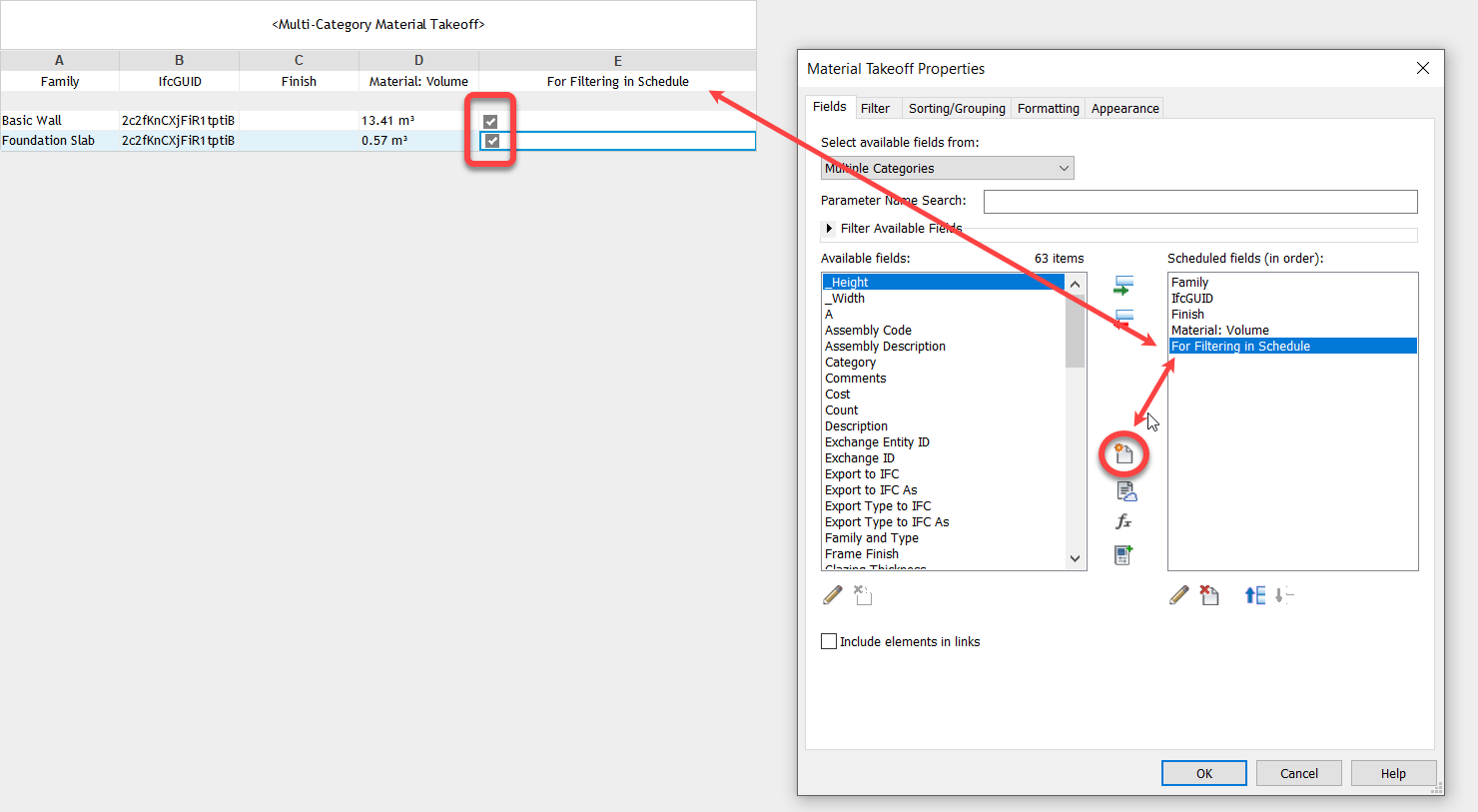 Solved: Combine wall and foundation in one schedule - Autodesk Community
