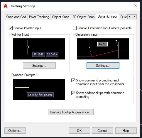 Solved: Dynamic input stuck in ortho - Autodesk Community