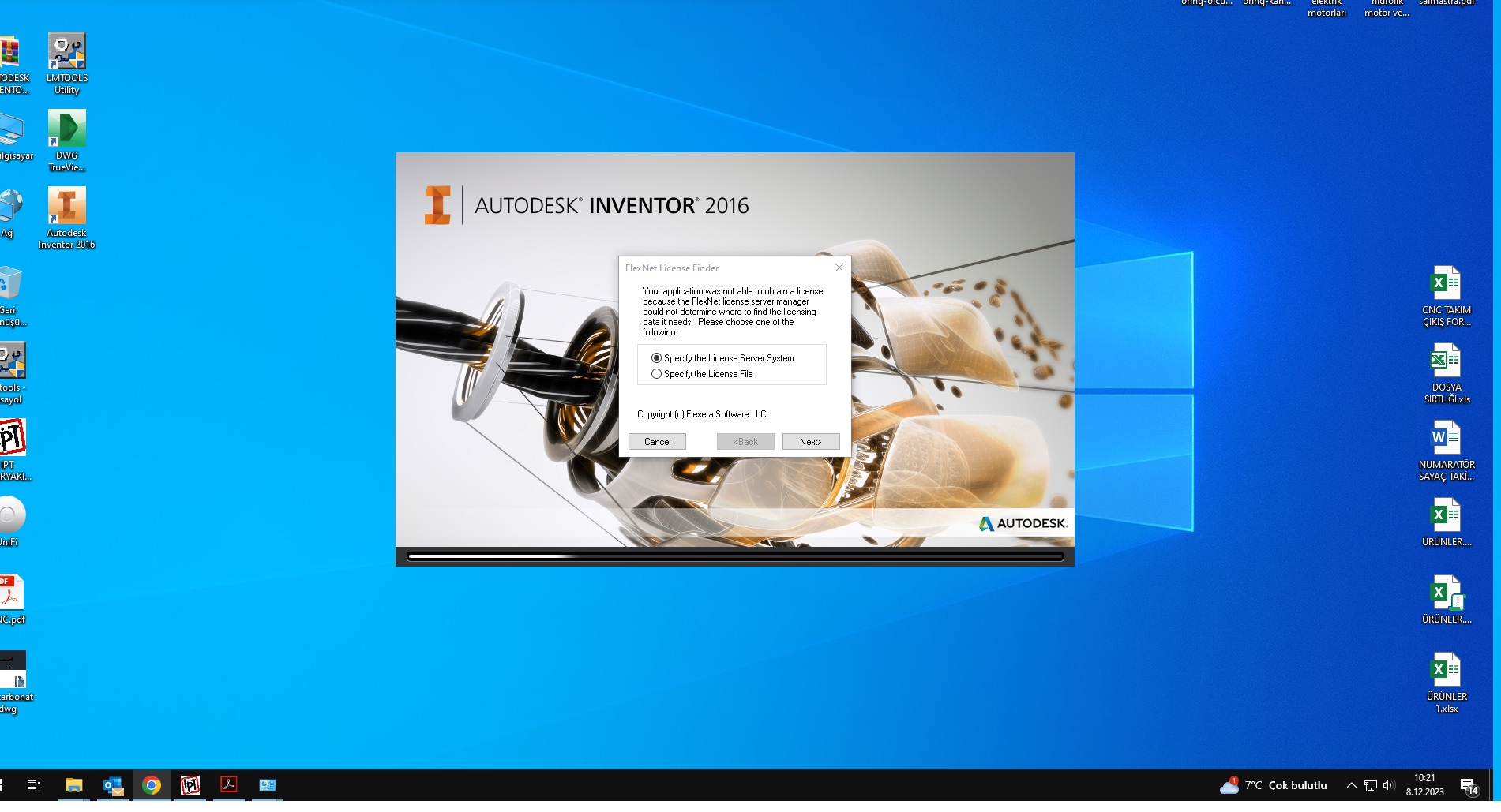 Çözüldü: Inventor HSM 2016 - flexnet license hatası - Autodesk Community