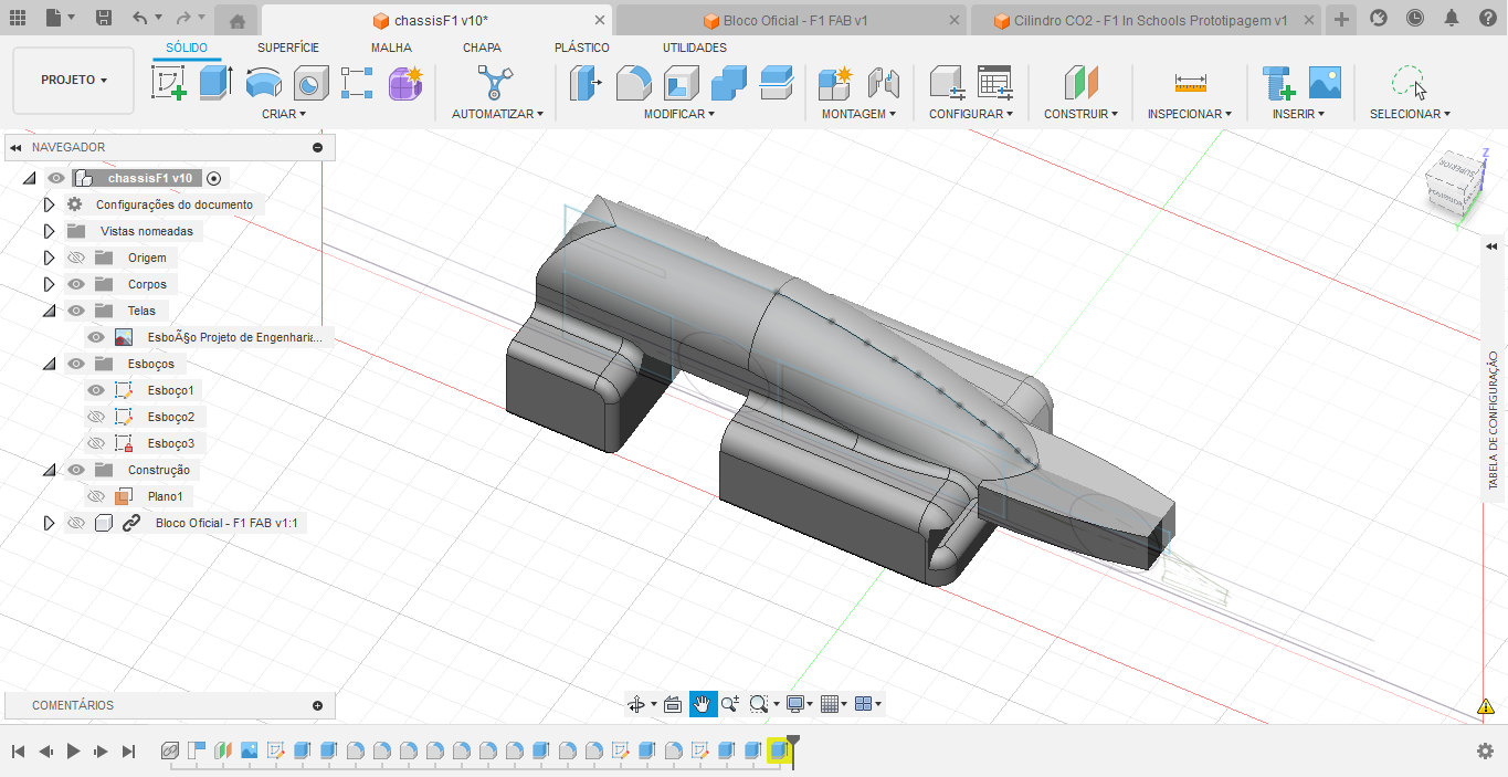 Desenvolvimento de protótipo do F1 para o processo de Fabricação CNC ...