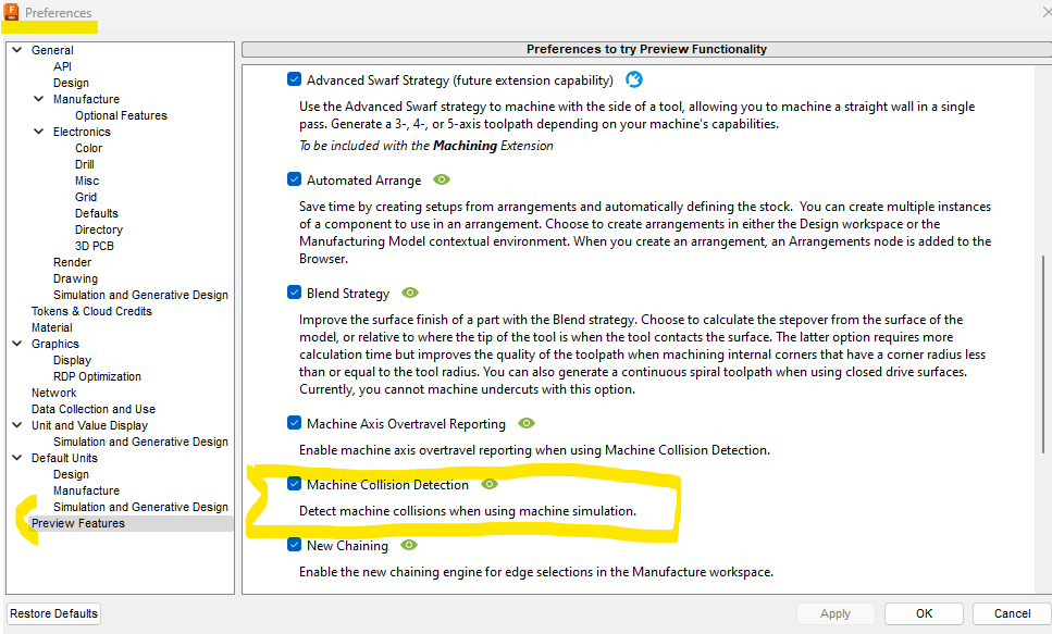 Machine tool collision - Autodesk Community