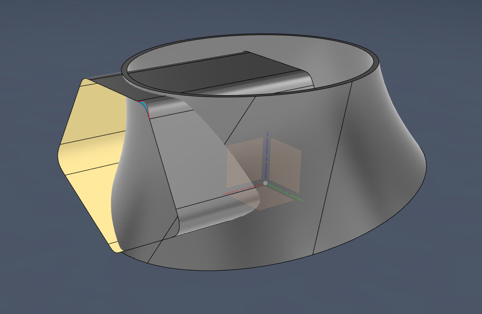 Solved: Having trouble lofting two faces together with smooth (continuous) transition at the ...