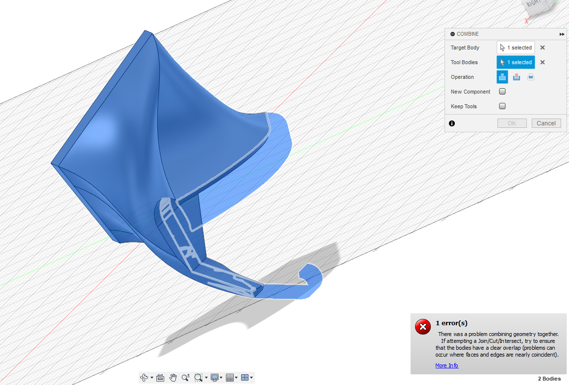 Solved: Lofting through a body - STUCK! - Autodesk Community